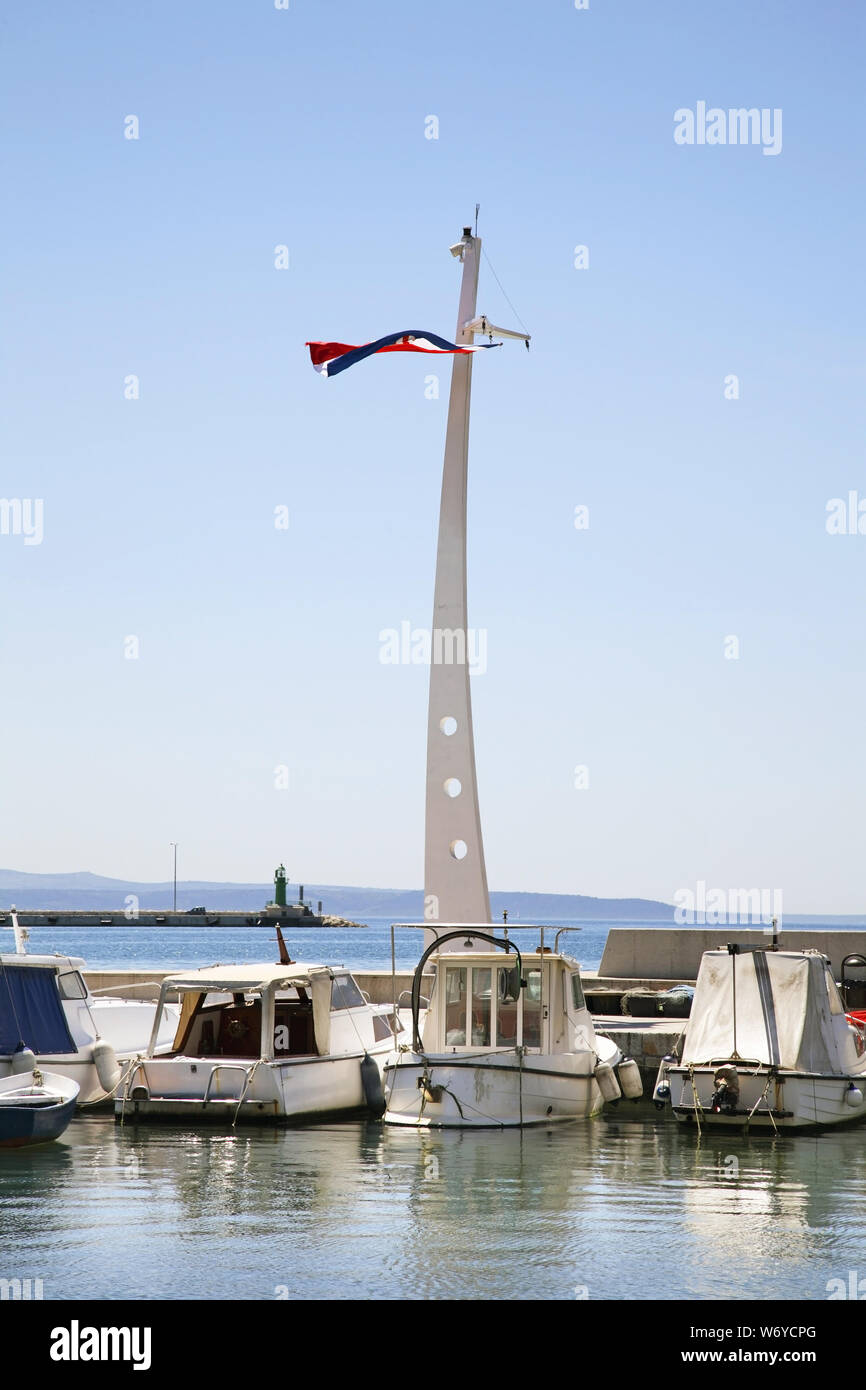 Port in Split. Croatia Stock Photo - Alamy