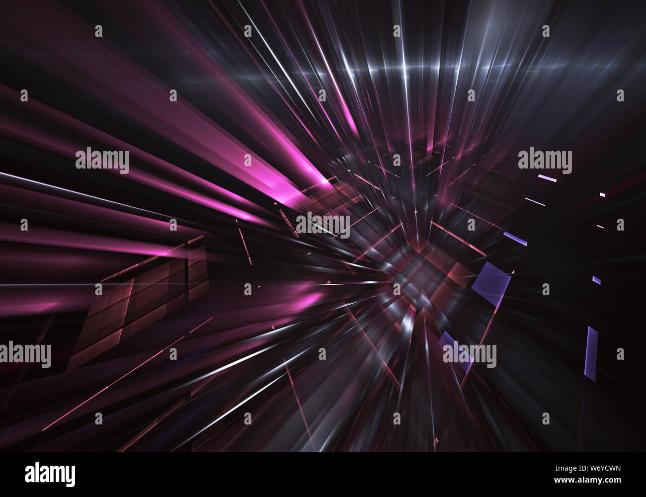 Computer generated abstract tehnology 3D illustration. Three ...