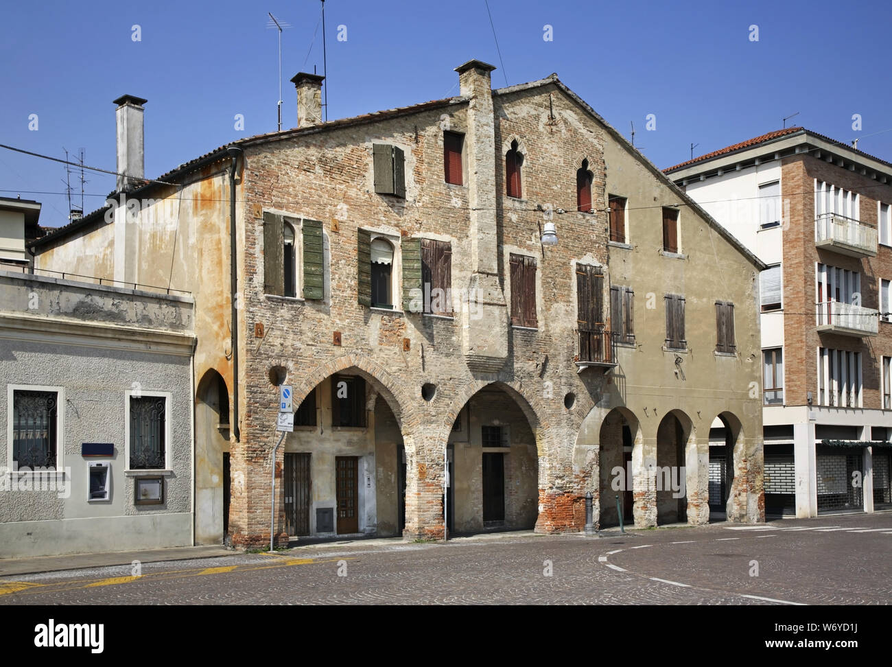 View of old Treviso. Veneto region. Italy Stock Photo - Alamy
