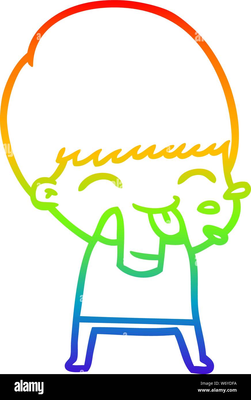 Blowing a raspberry Stock Vector Images - Alamy