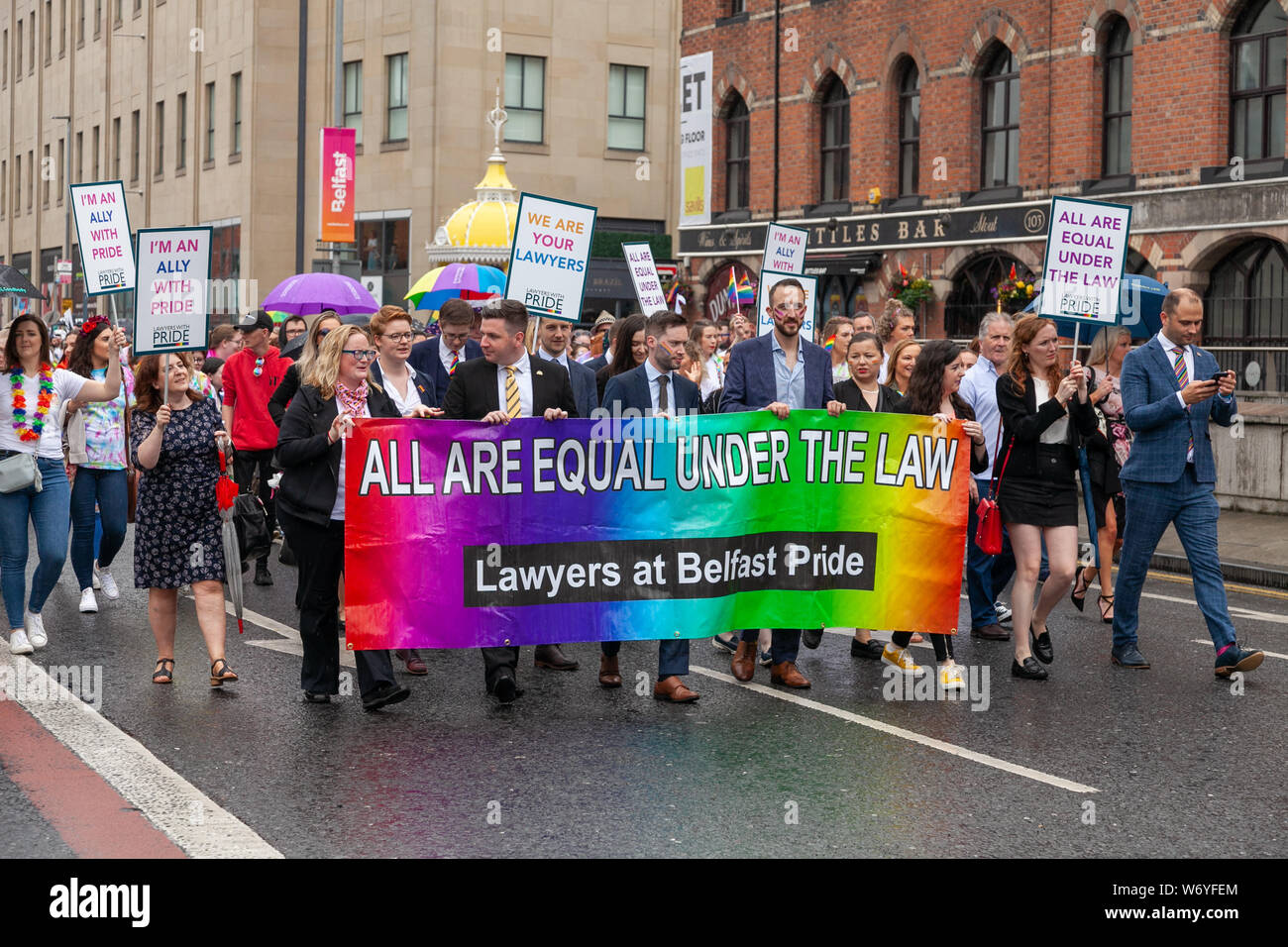 Marching annual gay pride parade hi-res stock photography and images ...