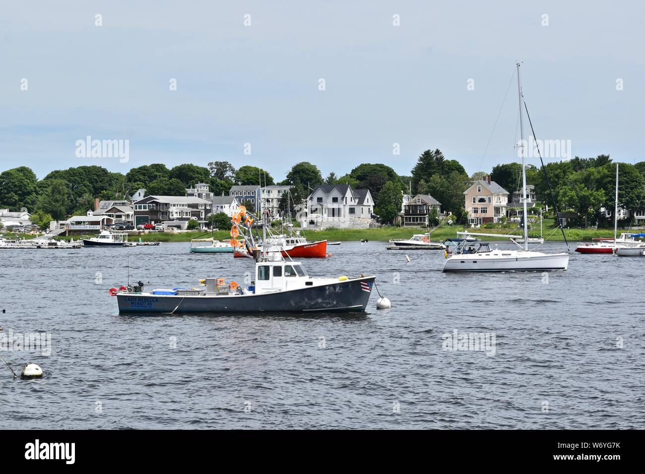 Sights around Newburyport, Massachusetts along the Merrimack River on ...