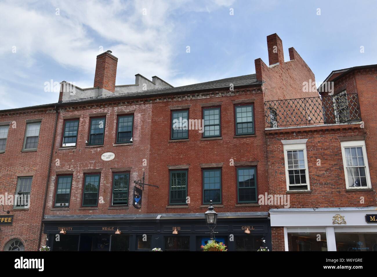 Boston seaport brick hi-res stock photography and images - Alamy