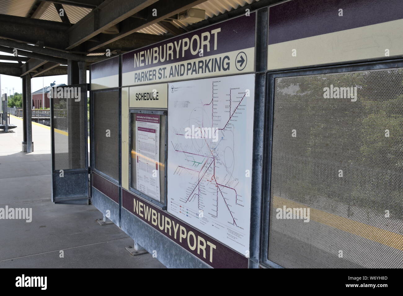 MBTA Commuter Rail Trains and Station Terminals North of Boston ...
