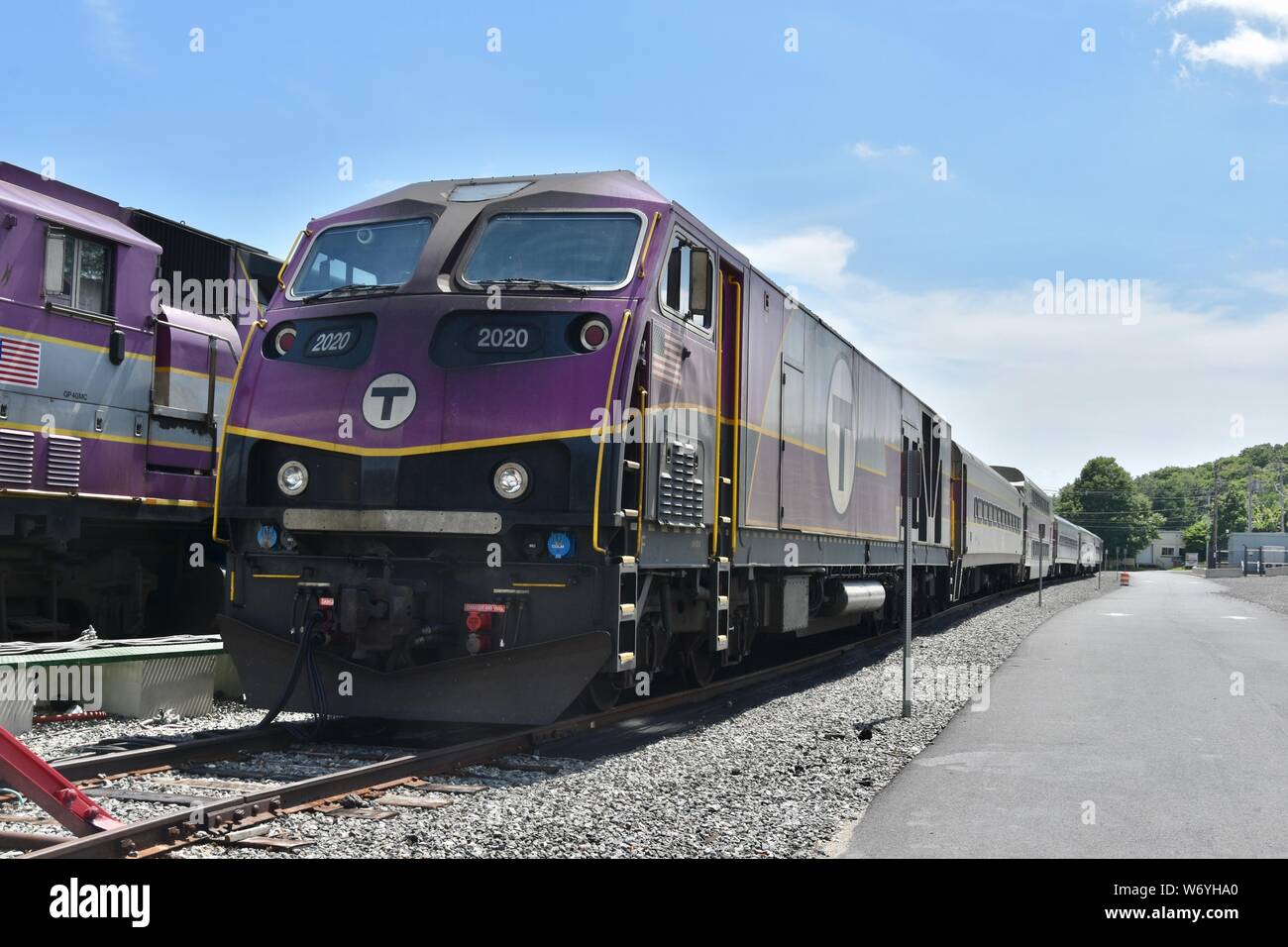 MBTA Commuter Rail Trains and Station Terminals North of Boston ...