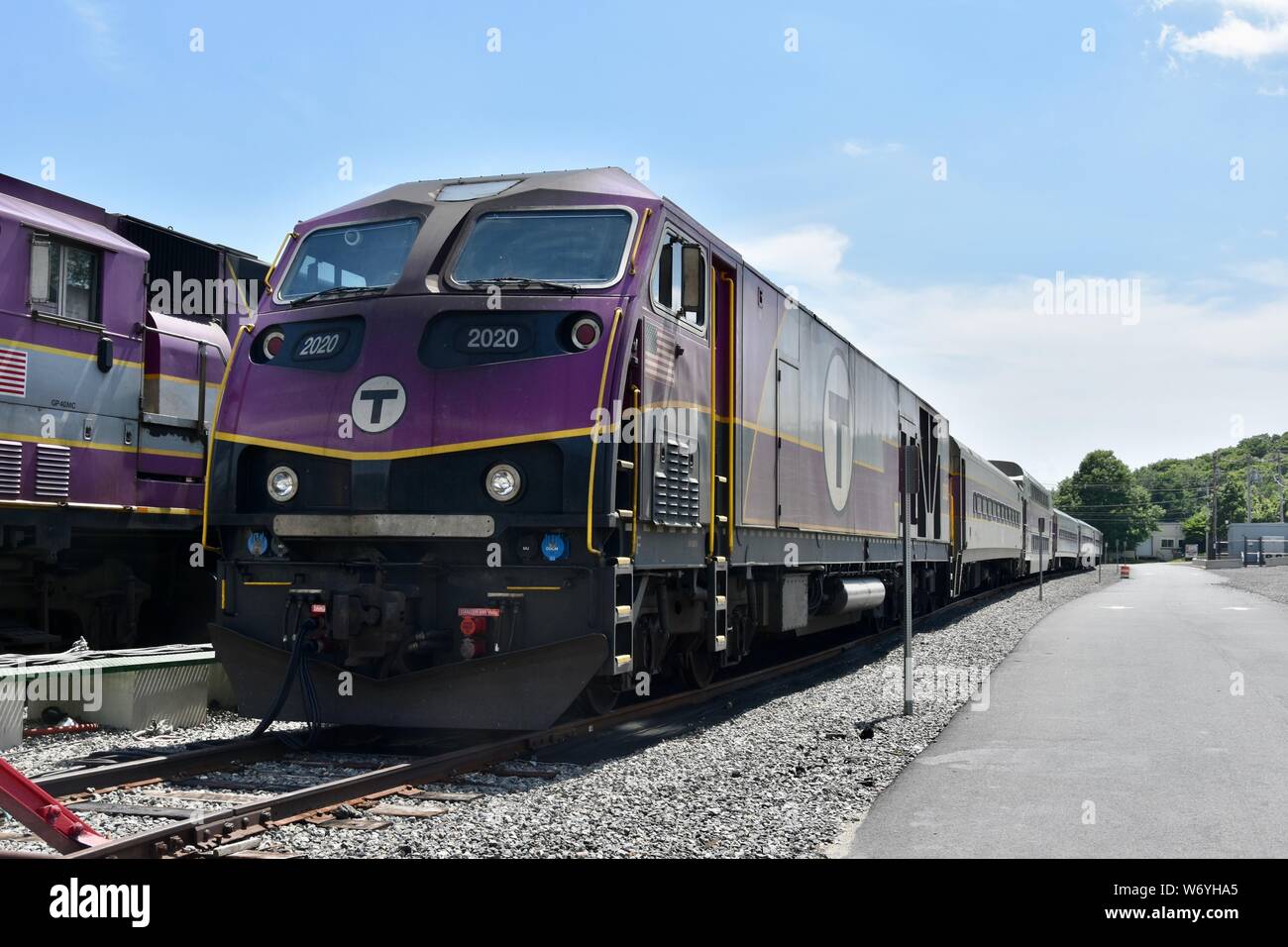MBTA Commuter Rail Trains and Station Terminals North of Boston ...
