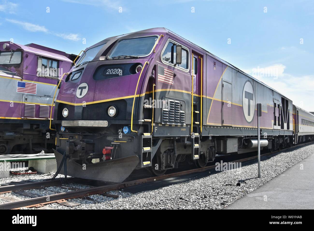 MBTA Commuter Rail Trains and Station Terminals North of Boston ...
