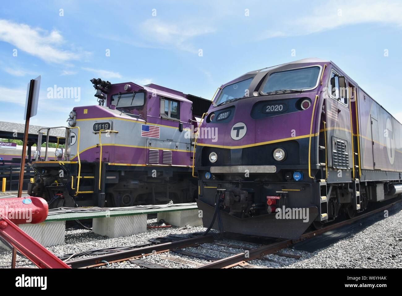 MBTA Commuter Rail Trains and Station Terminals North of Boston ...