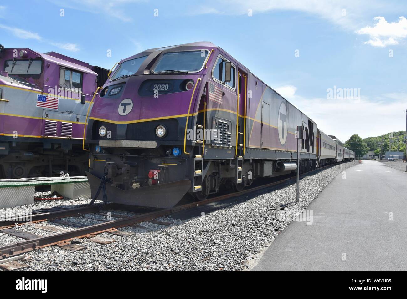 MBTA Commuter Rail Trains and Station Terminals North of Boston ...