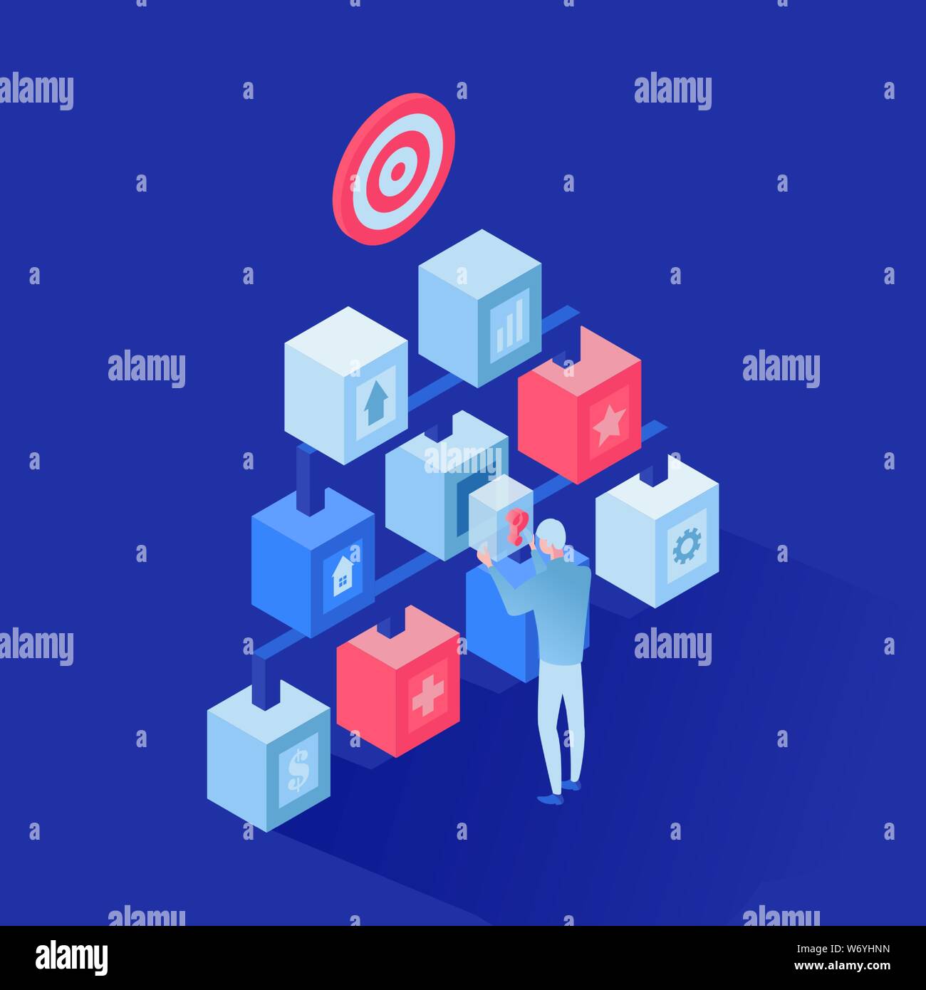 Analytical expert Stock Vector Images - Alamy