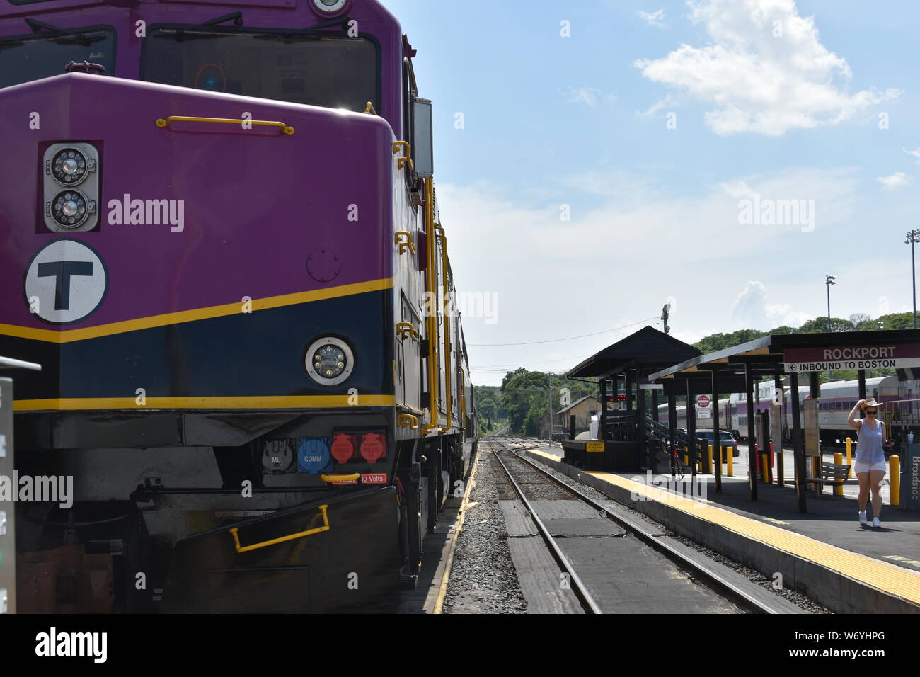MBTA Commuter Rail Trains and Station Terminals North of Boston ...