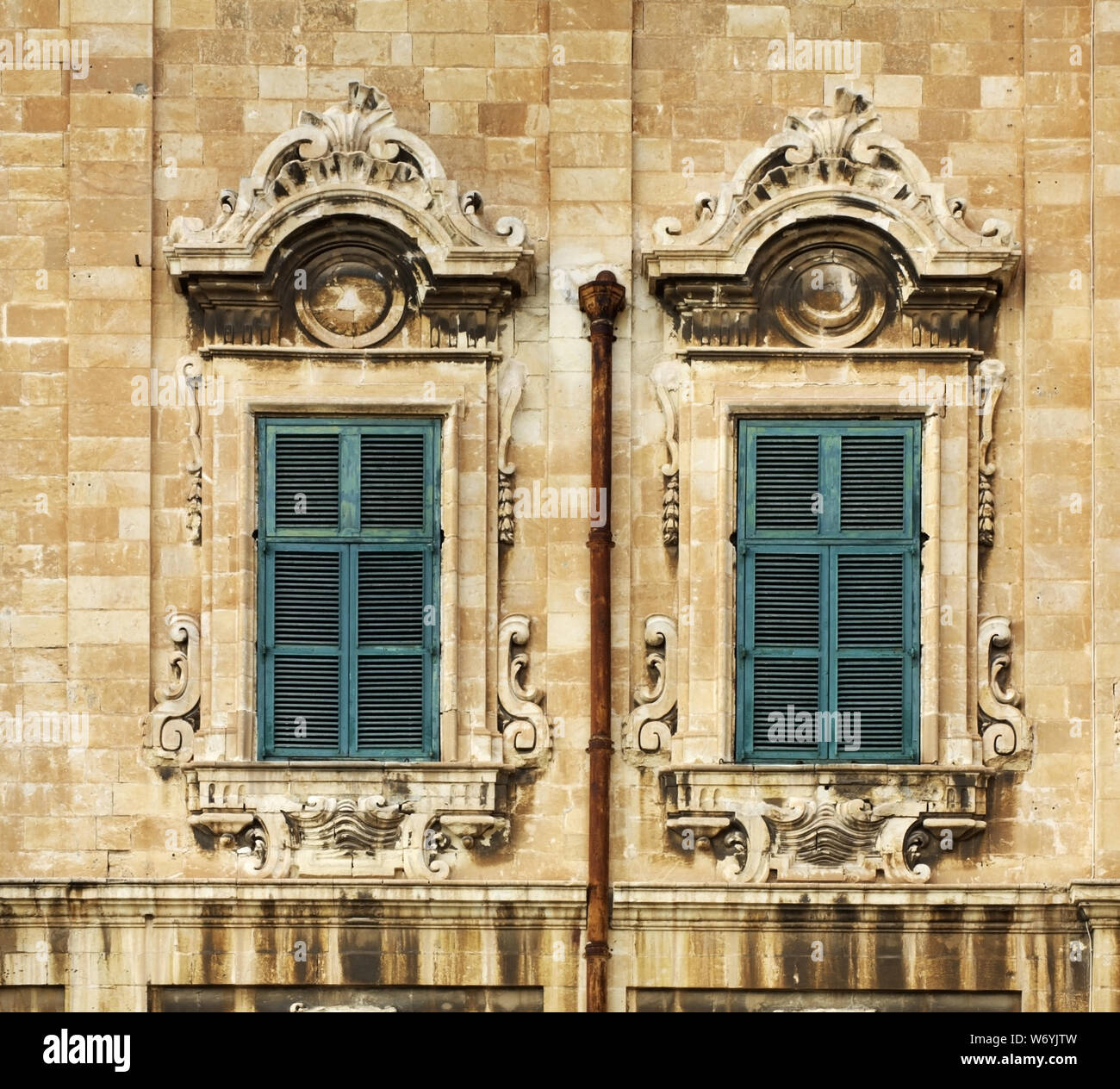 Old house in Valletta. Malta Stock Photo - Alamy