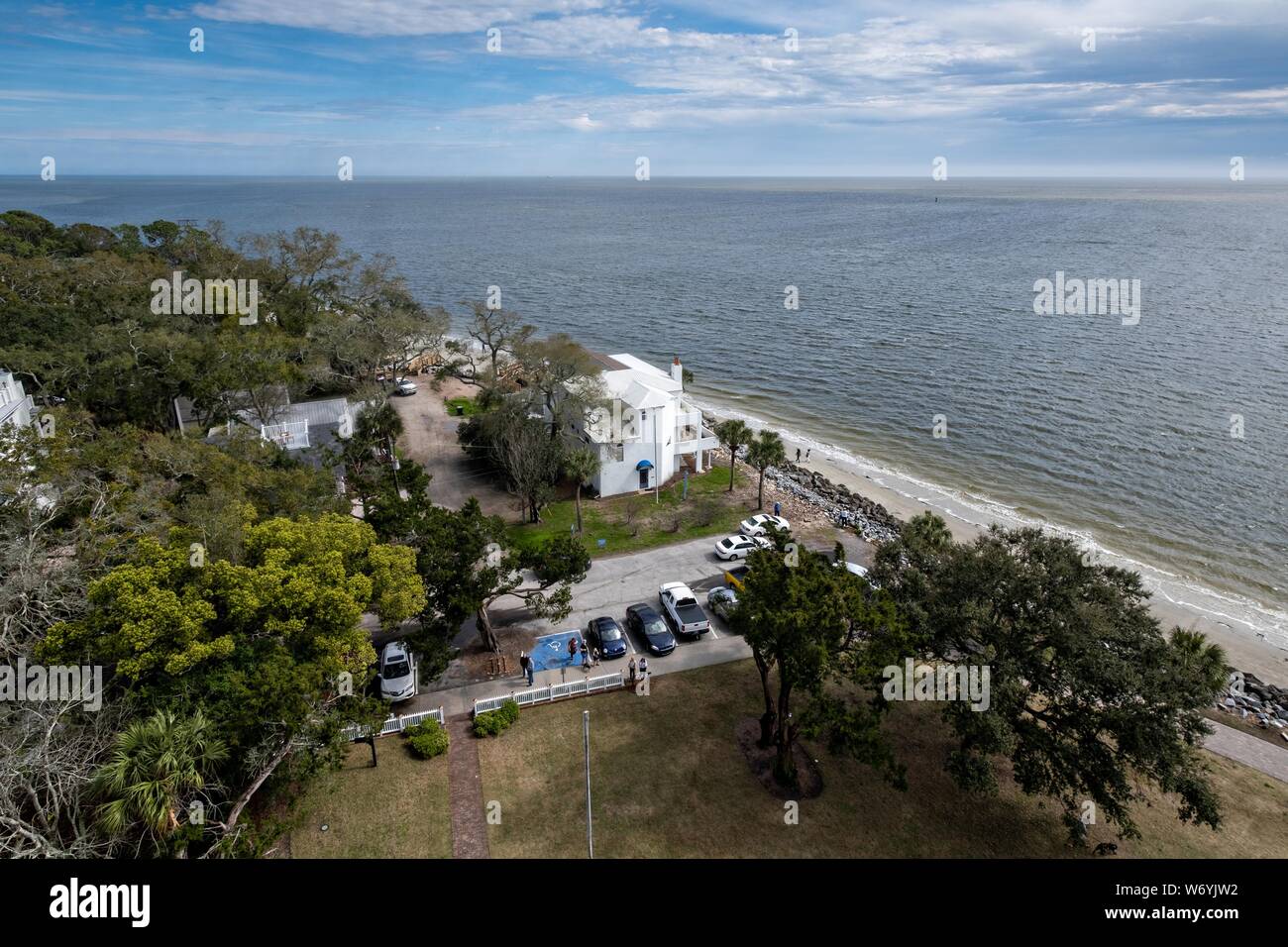 St simons island aerial hi-res stock photography and images - Alamy