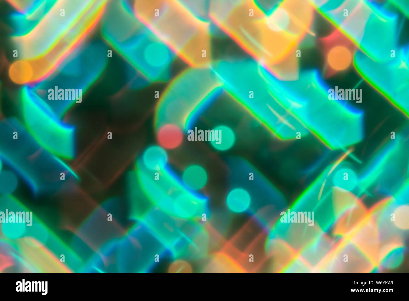 Multi colour blur bokeh crystal light abstract background Stock Photo ...