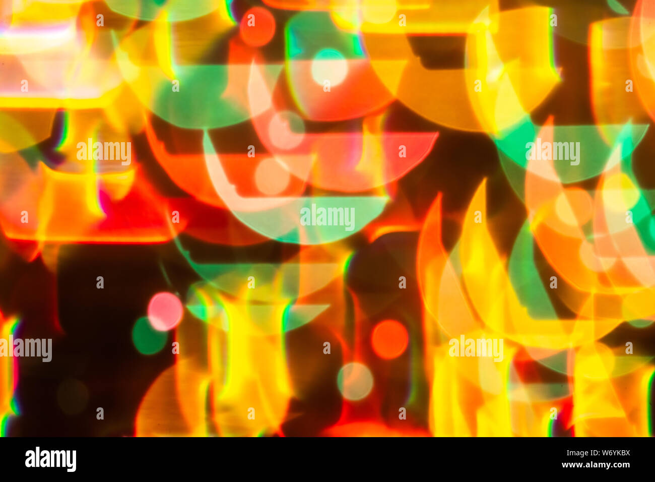 Multi colour blur bokeh crystal light abstract background Stock Photo ...