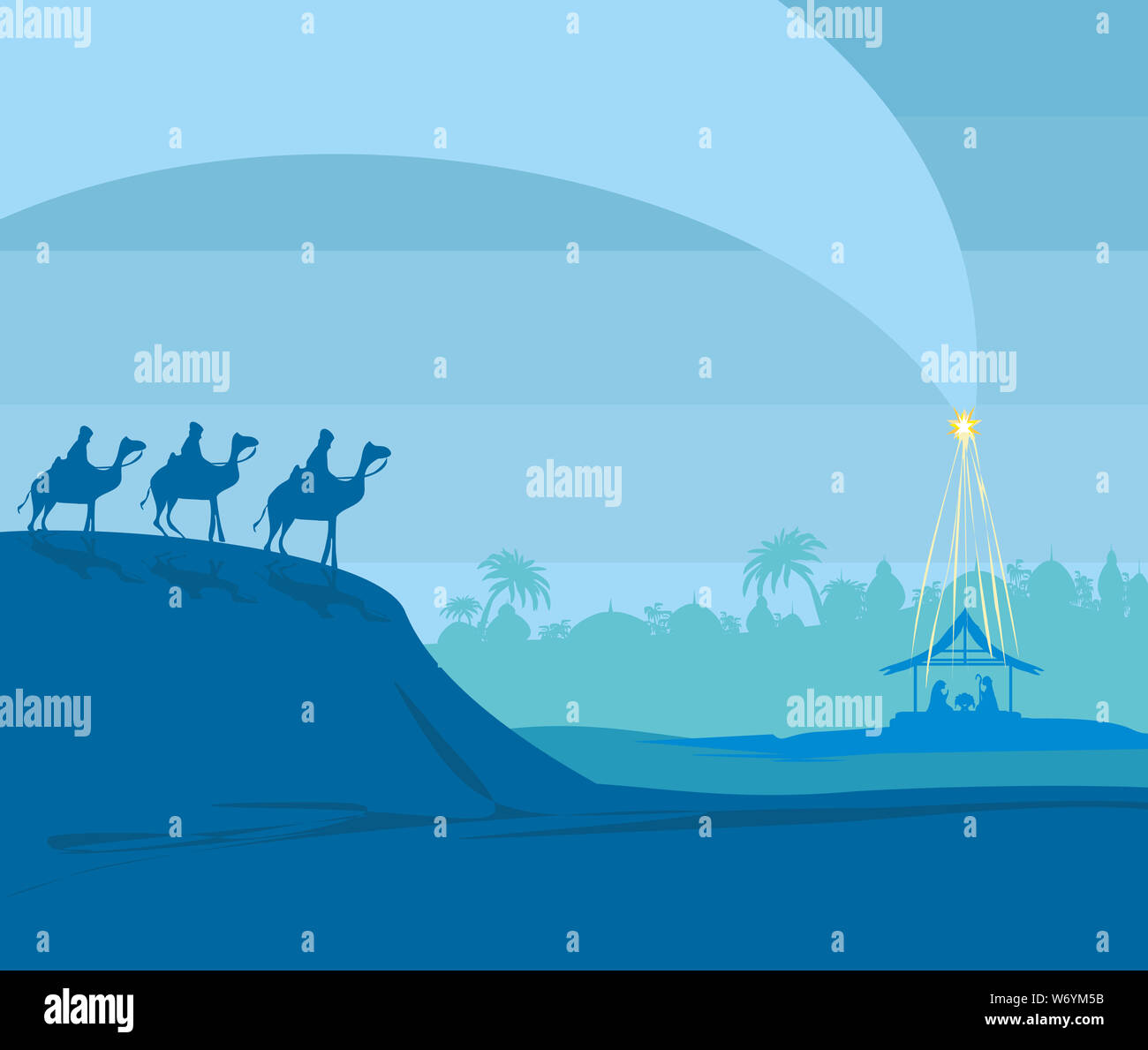 Birth of jesus bethlehem frame hi-res stock photography and images - Alamy