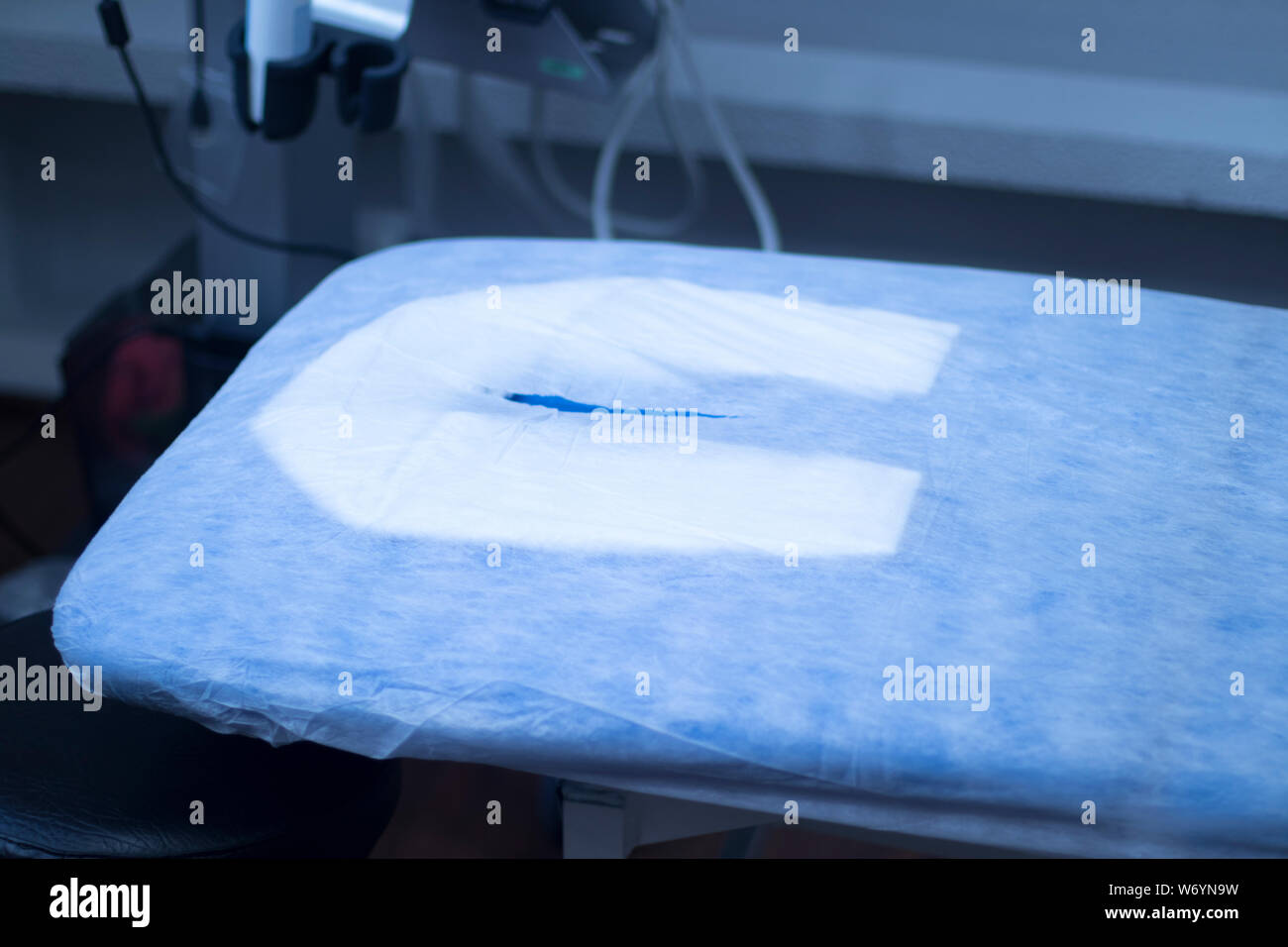 Physiotherapy medical treatment bed for patients in physiotherapist ...