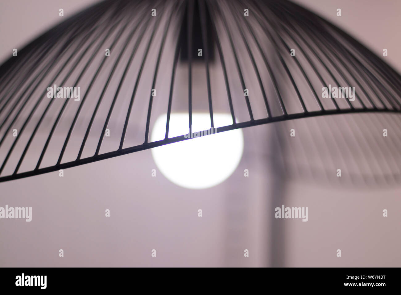 LED modern lights and bulbs on display in store lighting department ...