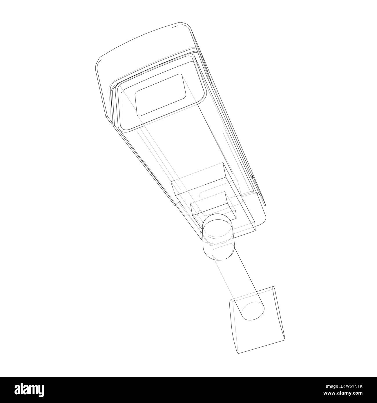 Outline CCTV camera. Security camera. Vector Stock Vector Image & Art ...