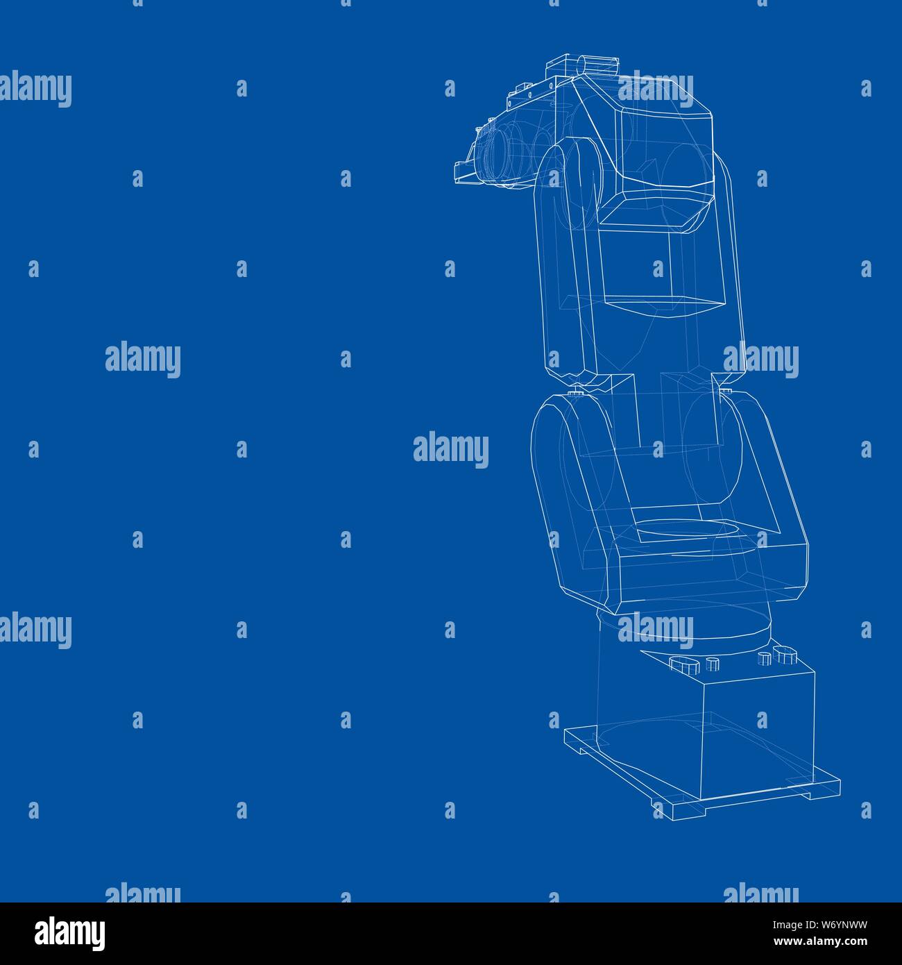 Industrial robot manipulator. Vector Stock Vector Image & Art - Alamy