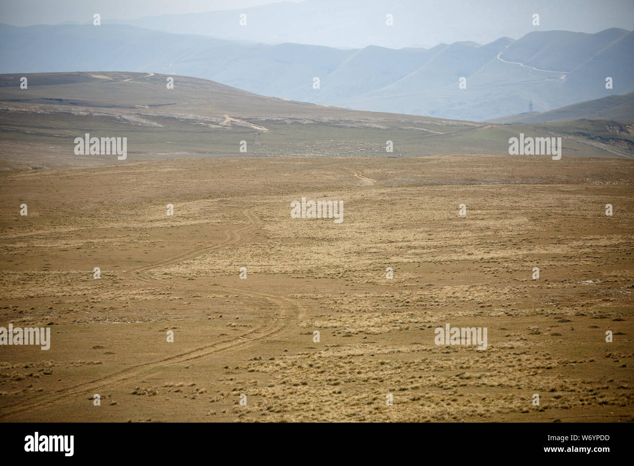 Blue sky and misty landscape hi-res stock photography and images - Alamy
