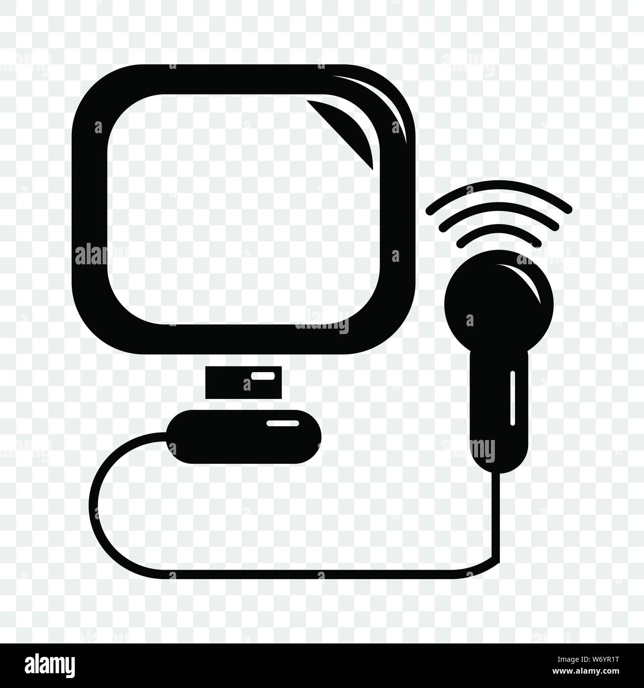 Ultrasound Icon Simple Black Style Stock Vector Image And Art Alamy