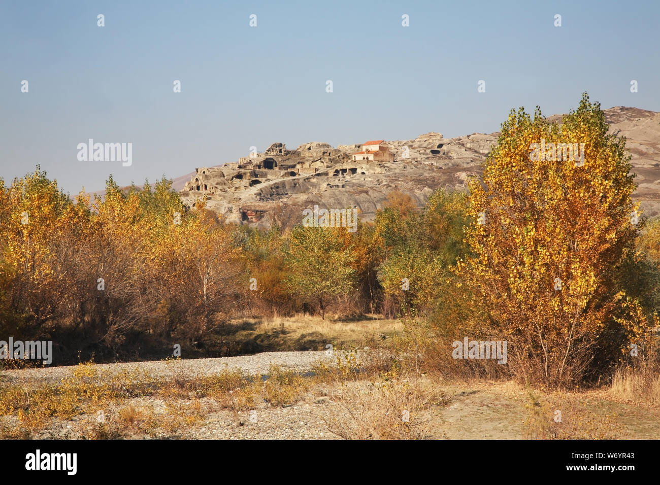 Uplistsikhe cave complex (Lord's fortress) near Gori. Shida Kartli ...