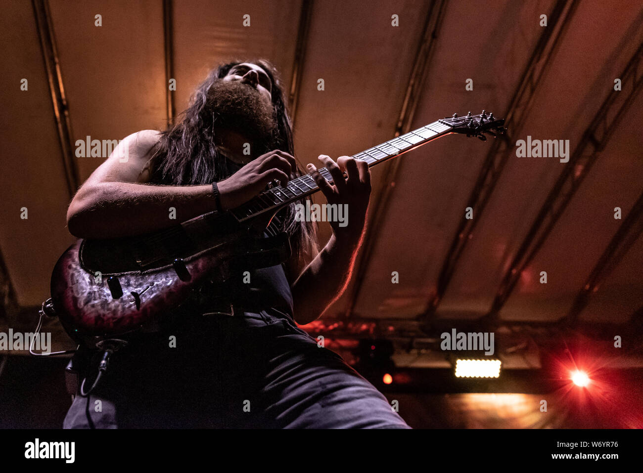 Bergamo, Italy - July 20, 2019: Celtic metal and Folk metal band FUROR ...