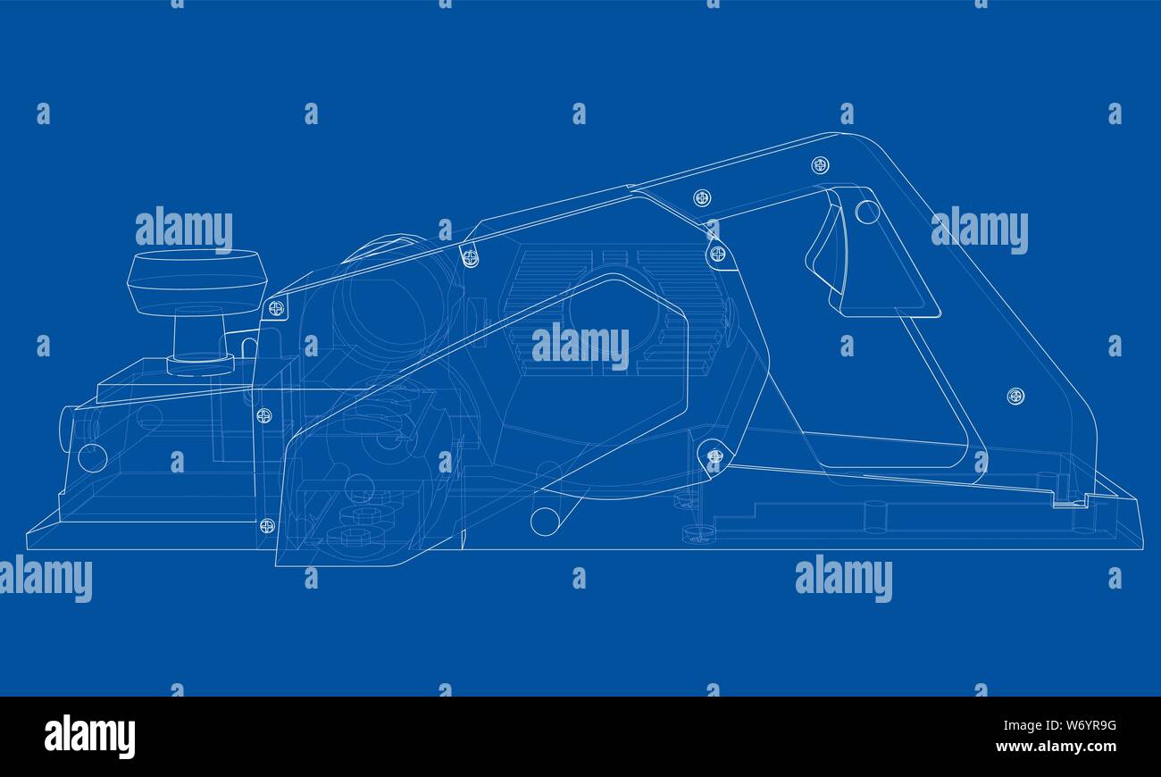 Jointer construction electric tool concept Stock Vector Image & Art - Alamy