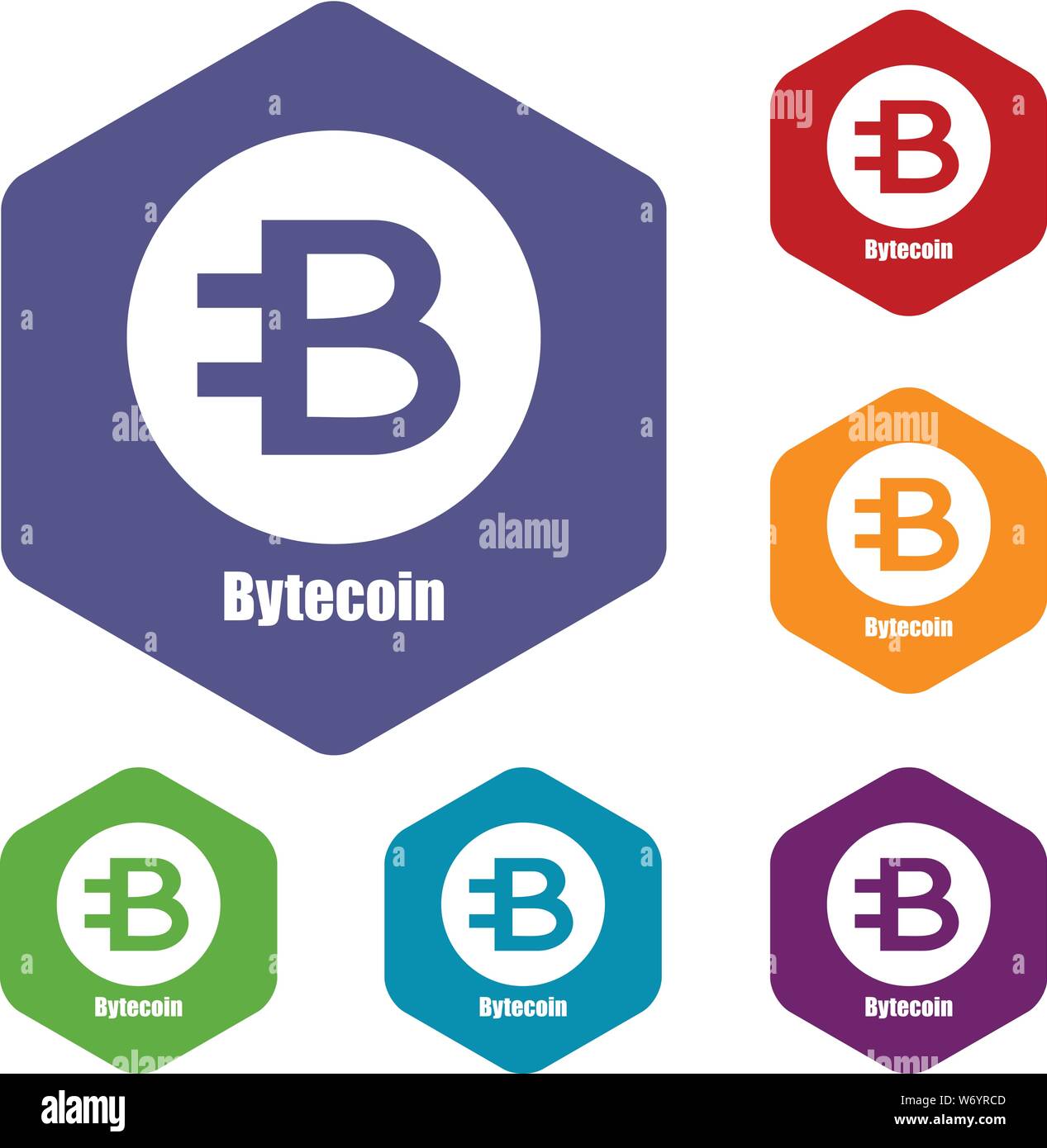 Bytecoin sign hi-res stock photography and images - Alamy