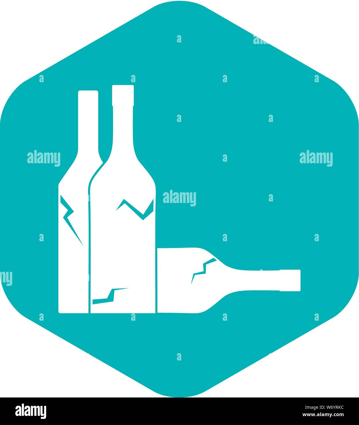 Bottles icon, simple style Stock Vector Image & Art - Alamy