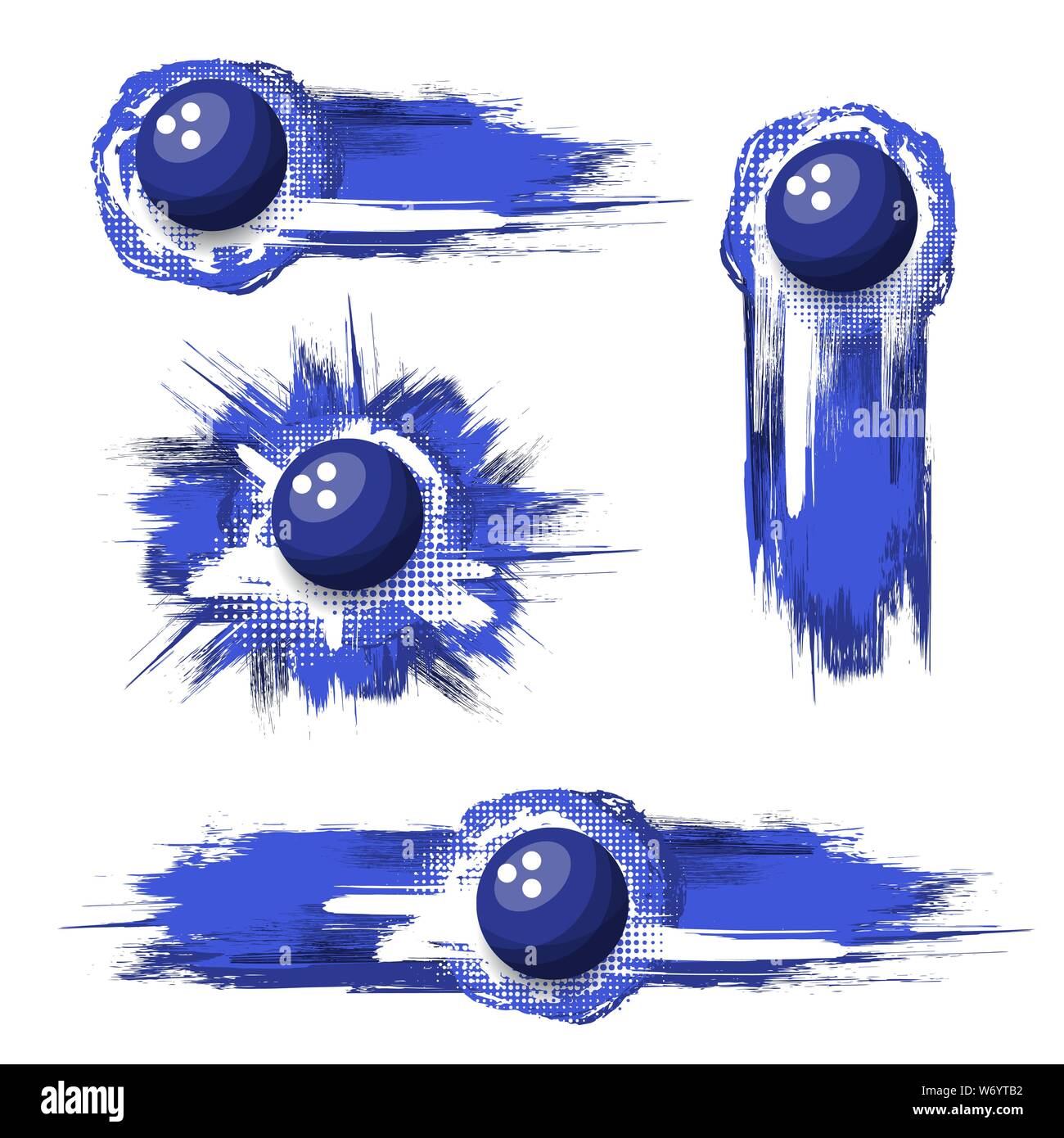 Cartoon bowling ball pin sport hi-res stock photography and images - Alamy