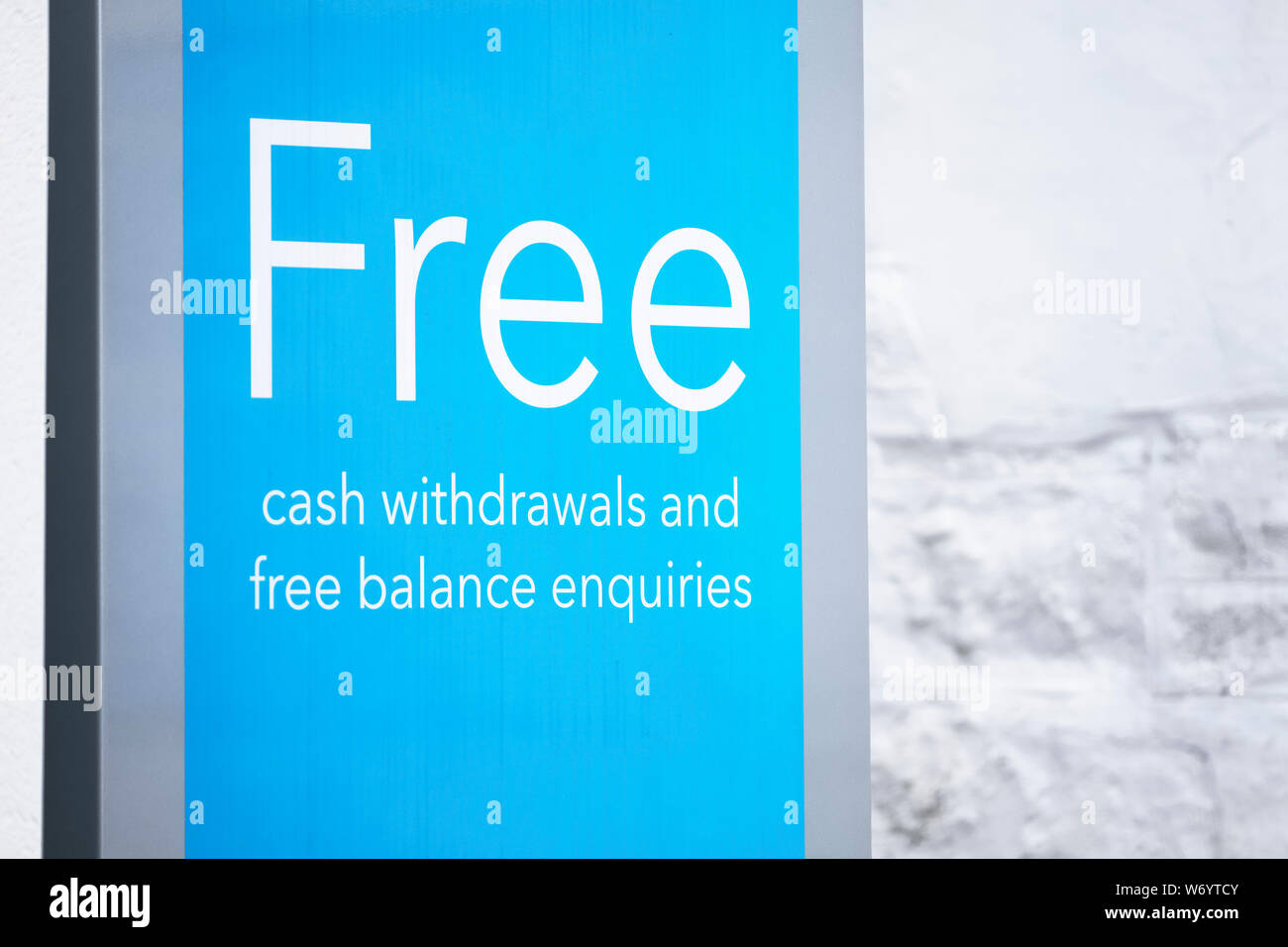 Withdraw free cash machine hi-res stock photography and images - Alamy