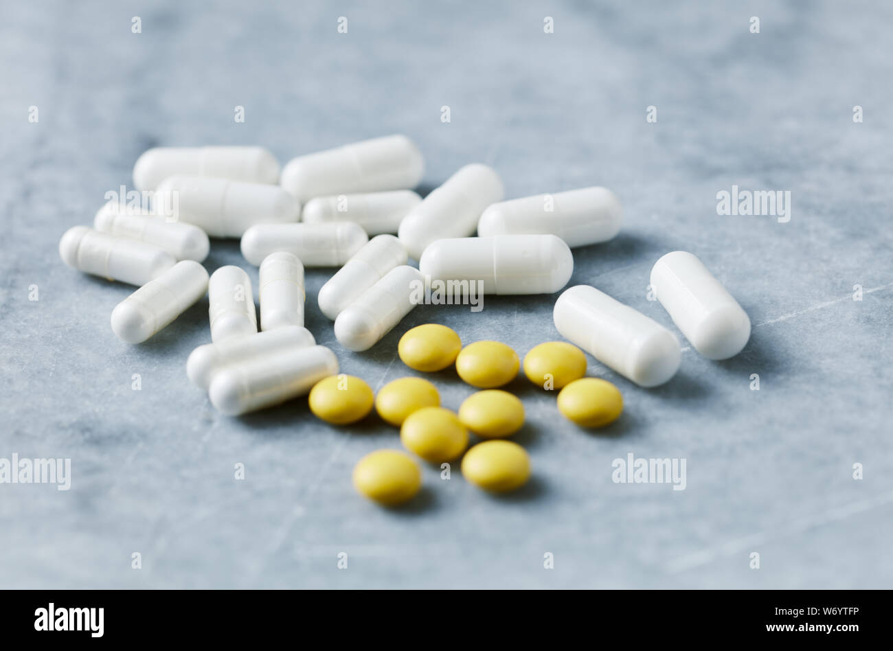 Proline and MSM (Sulfur) capsules and Vitamin C tablets to support ...