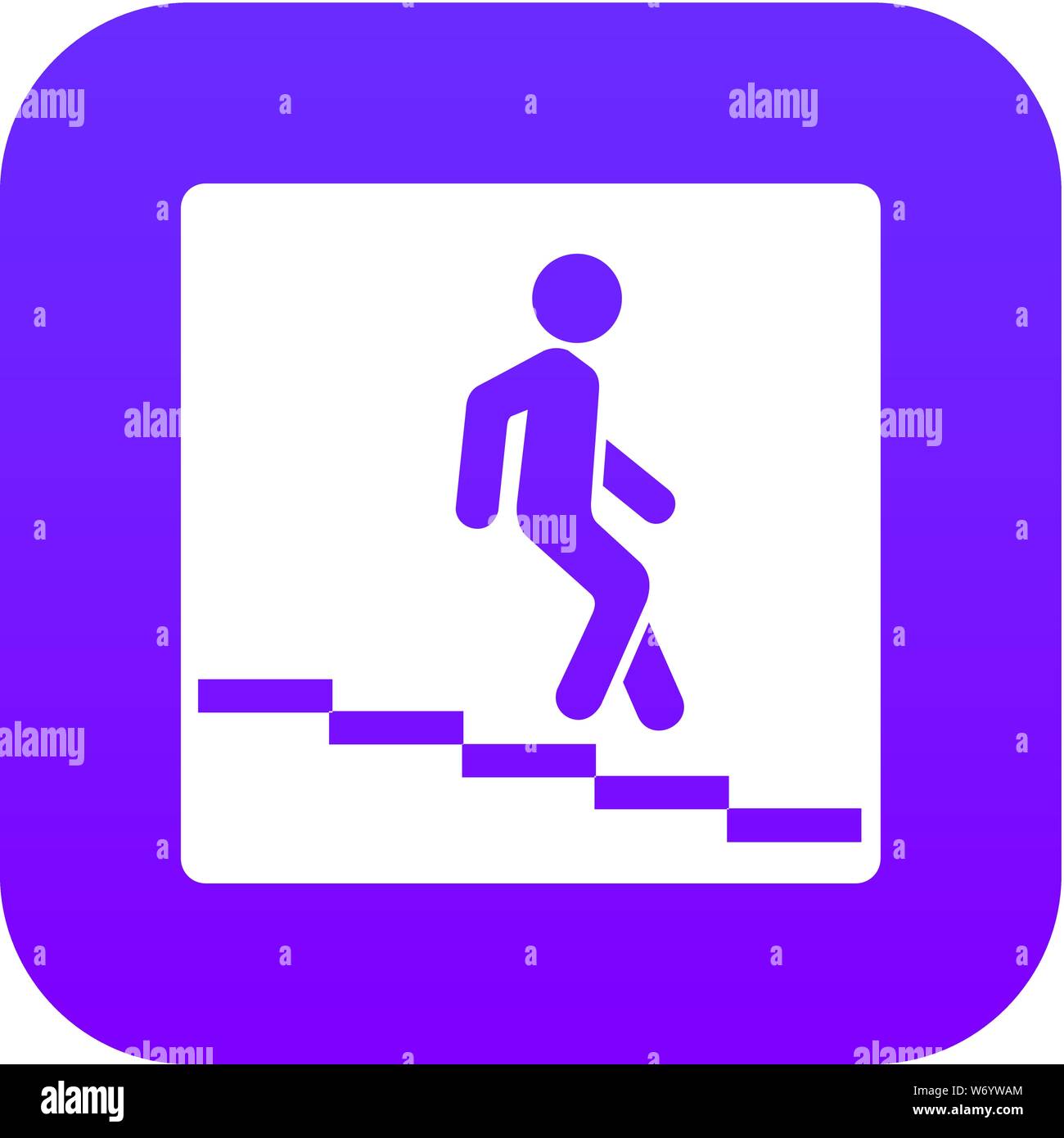 Staircase of overpass Stock Vector Images - Alamy