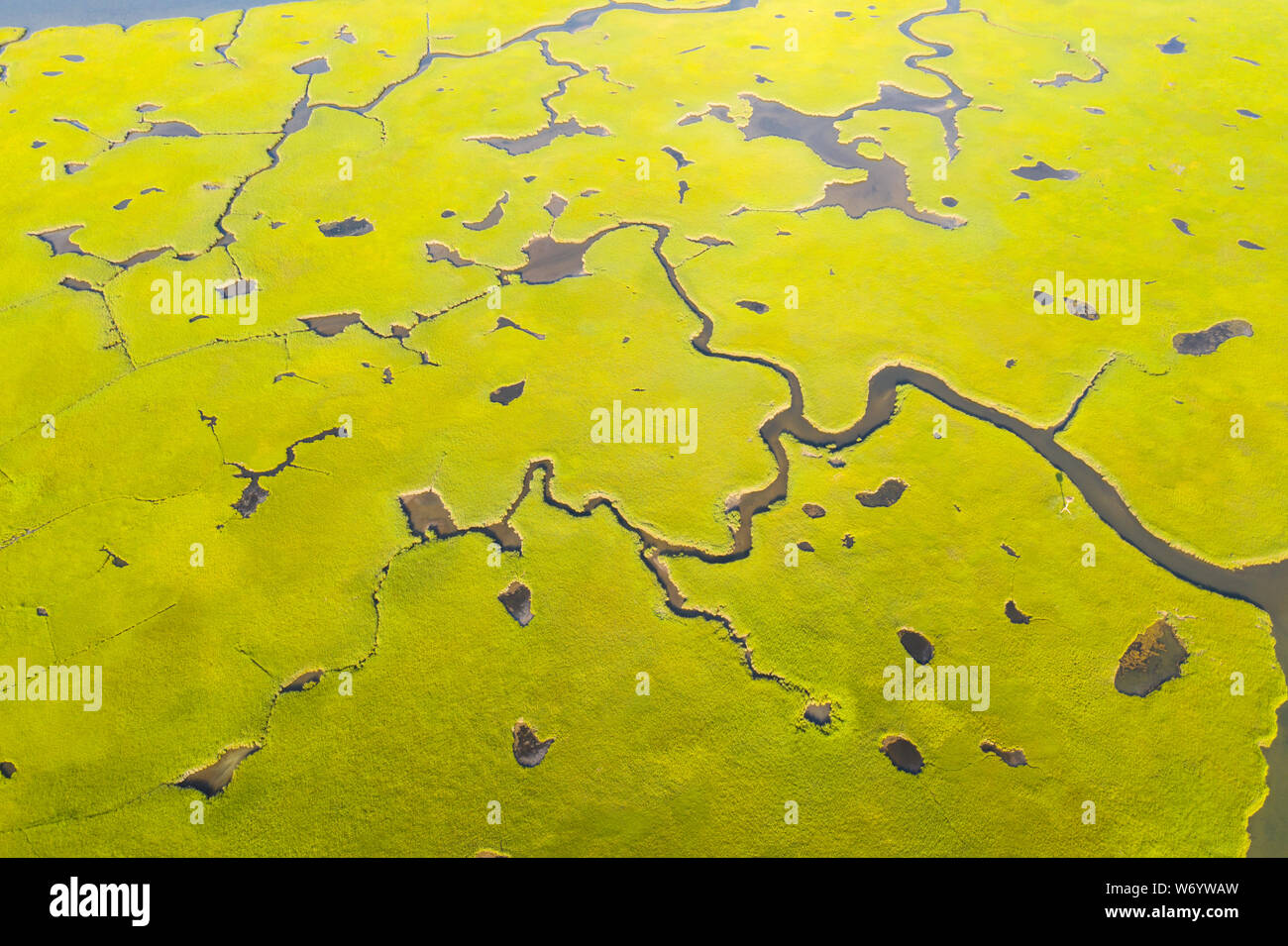 Aerial marsh hi-res stock photography and images - Alamy