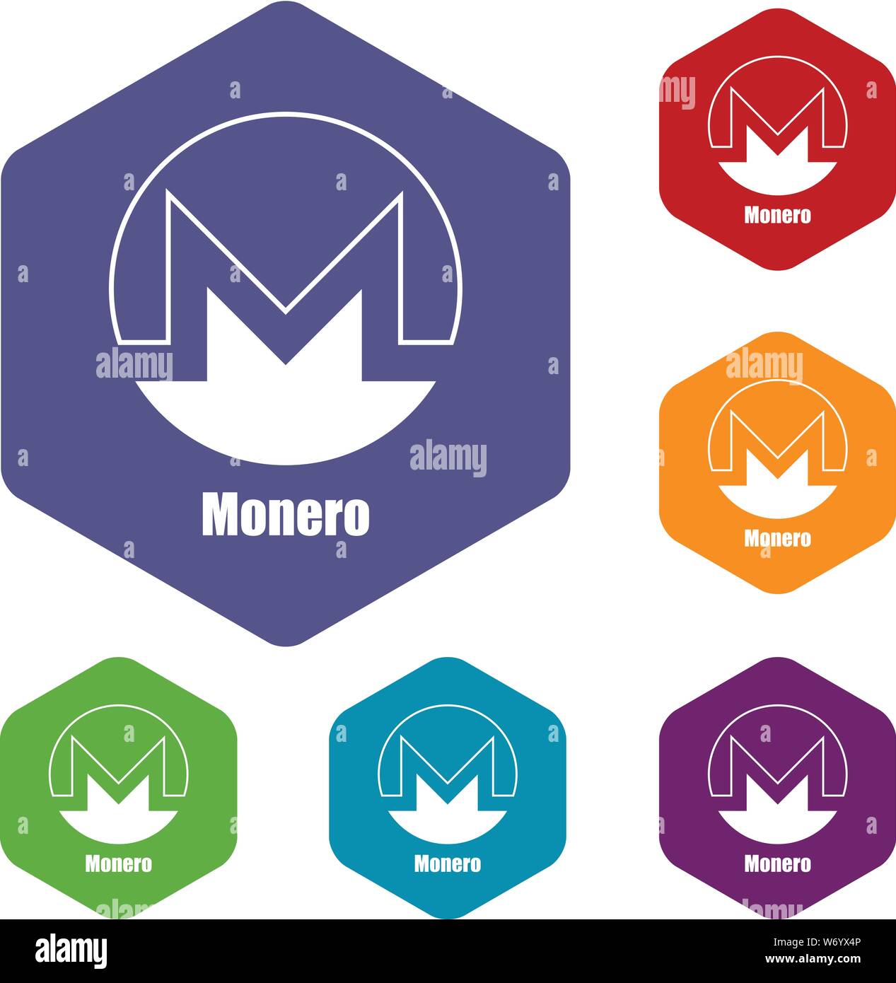 Monero logo Cut Out Stock Images & Pictures - Alamy