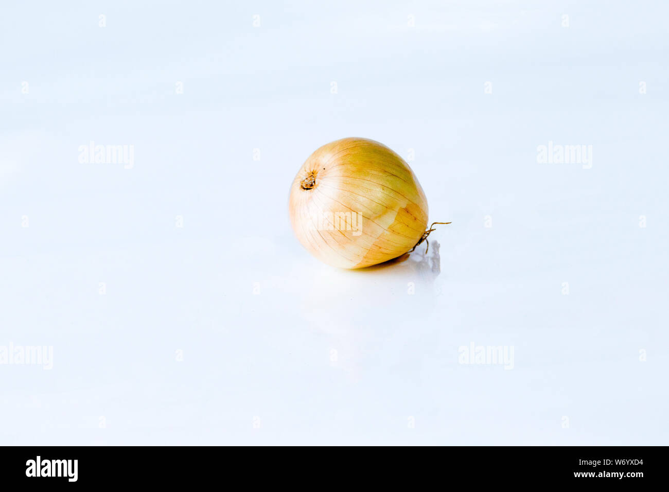 dry onion on white ground Stock Photo - Alamy