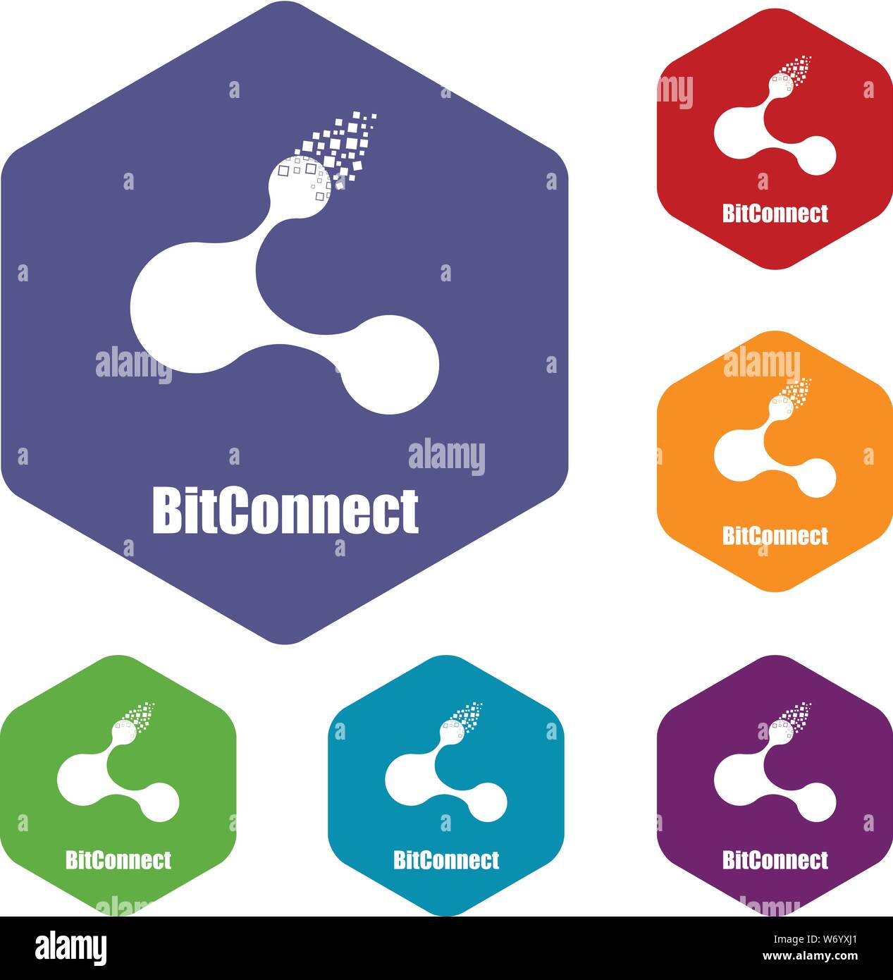 Bitconnect icon, simple style Stock Vector Image & Art - Alamy