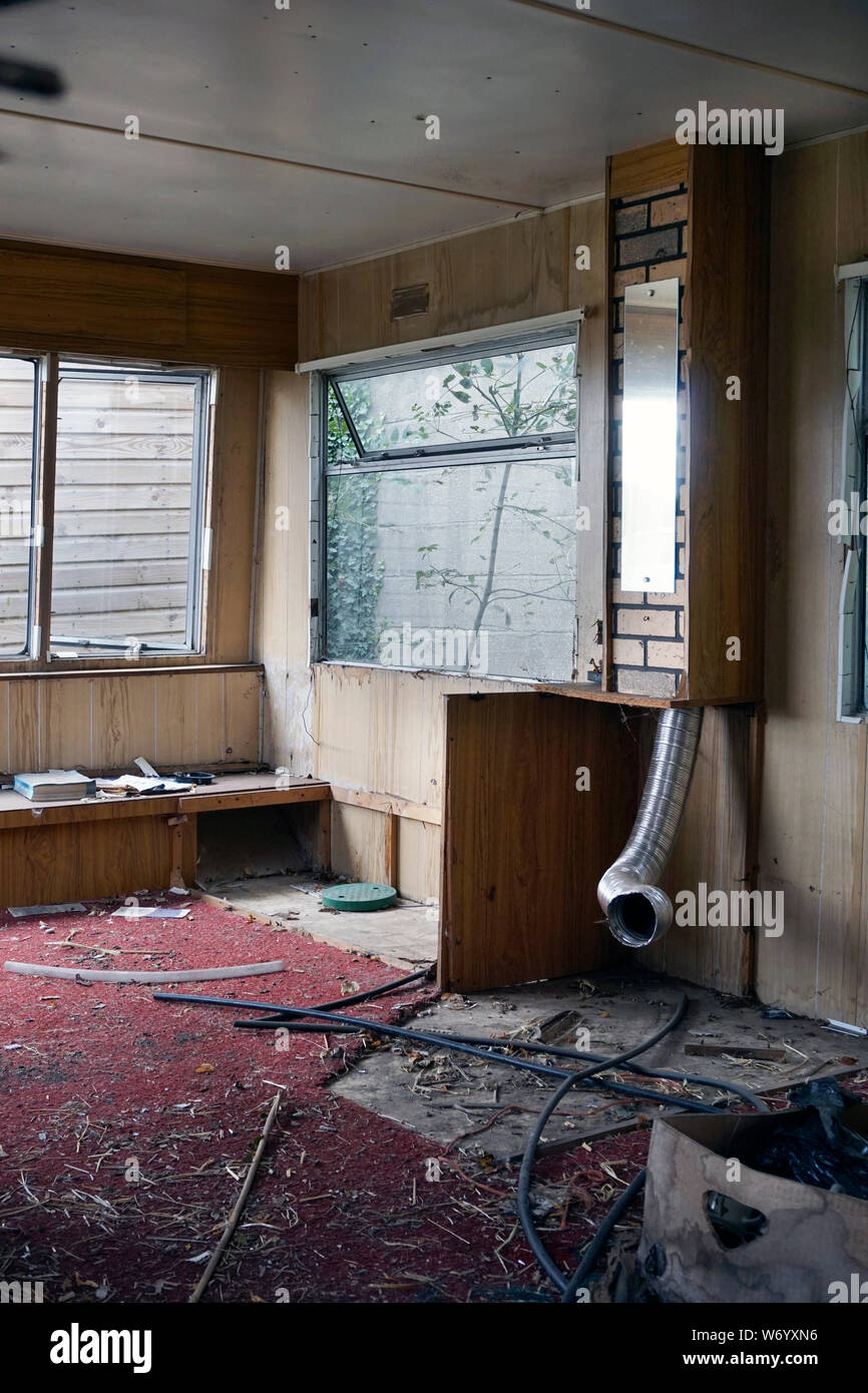 Abandoned caravan interior hi-res stock photography and images - Alamy