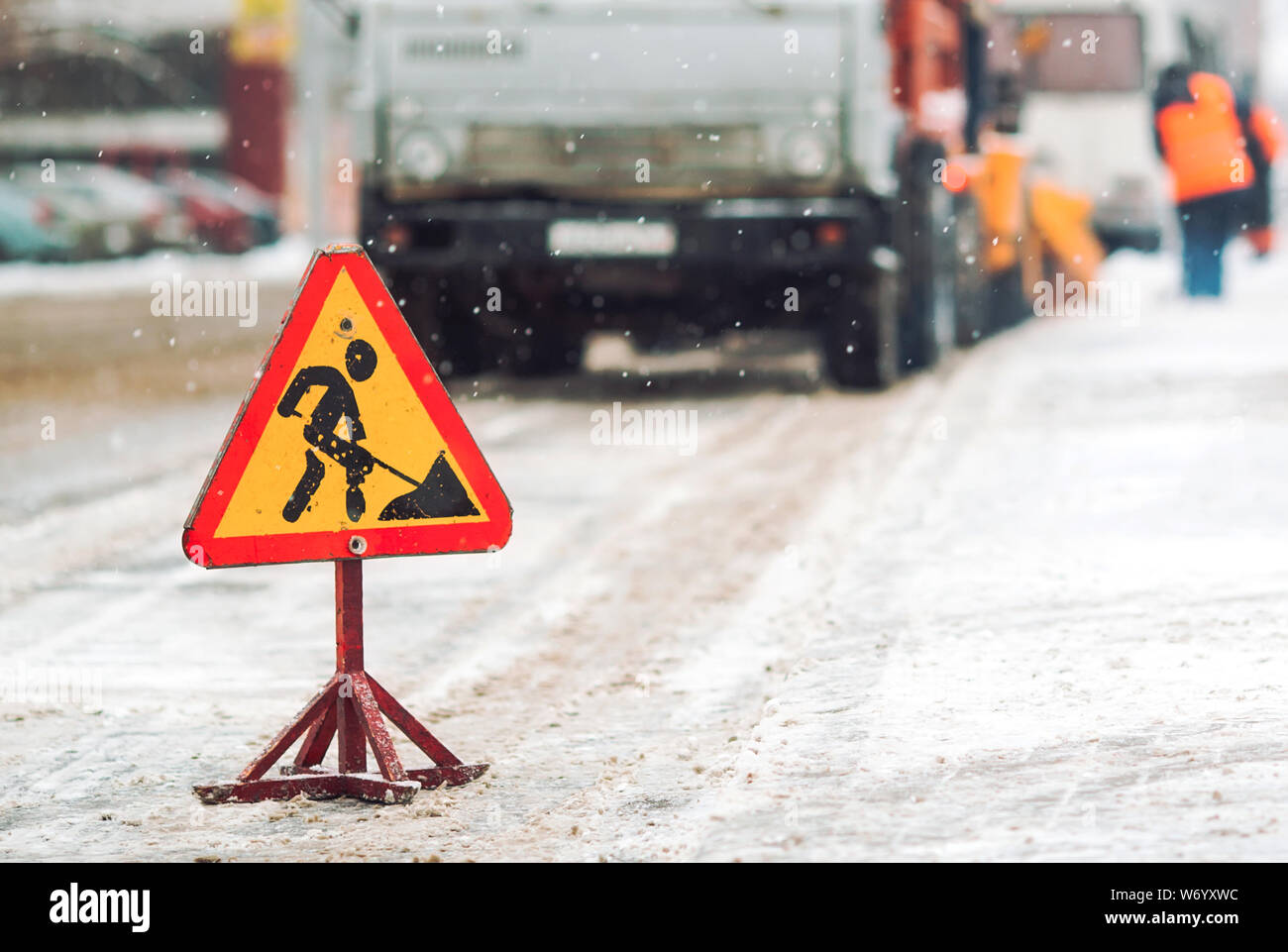 Wheel loader with snow blower hi-res stock photography and images - Alamy