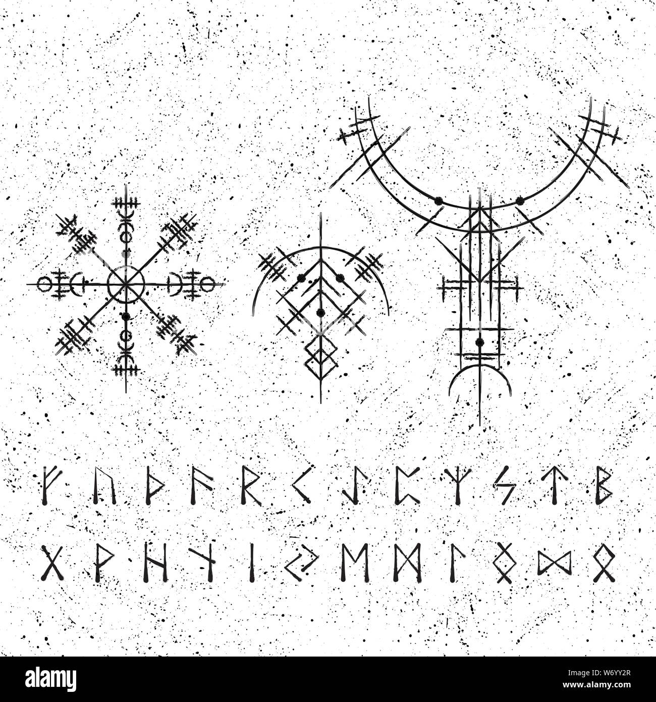 Norse Magical Symbols Norse Symbols Magic Symbols Bindrunes Norse
