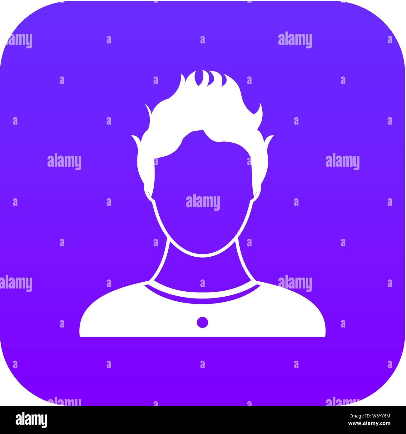 User icon digital purple Stock Vector Image & Art - Alamy