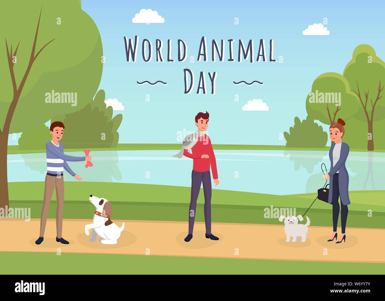 Young man in countryside Stock Vector Images - Alamy