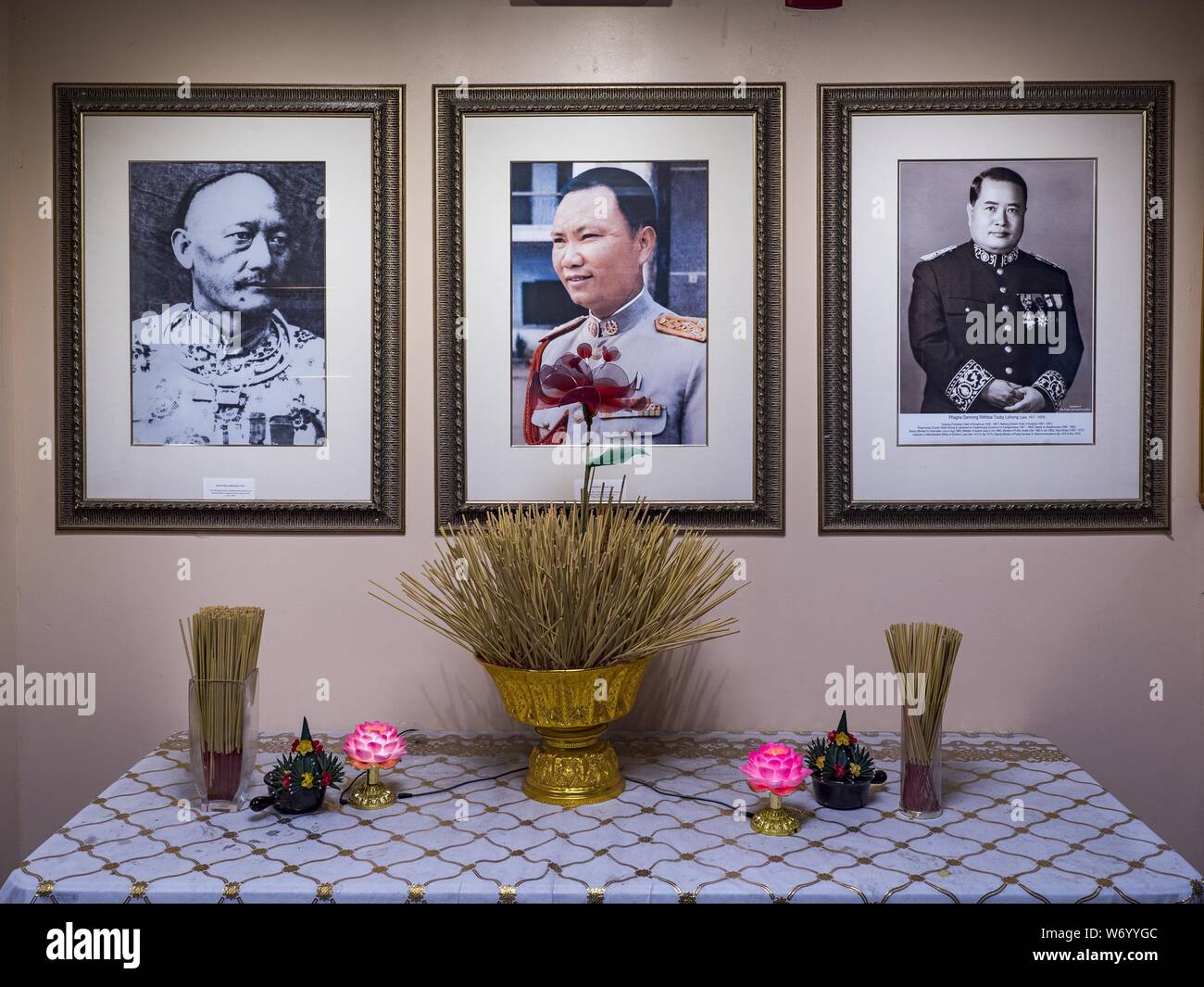 St. Paul, Minnesota, USA. 3rd Aug, 2019. A shrine dedicated to Hmong ...