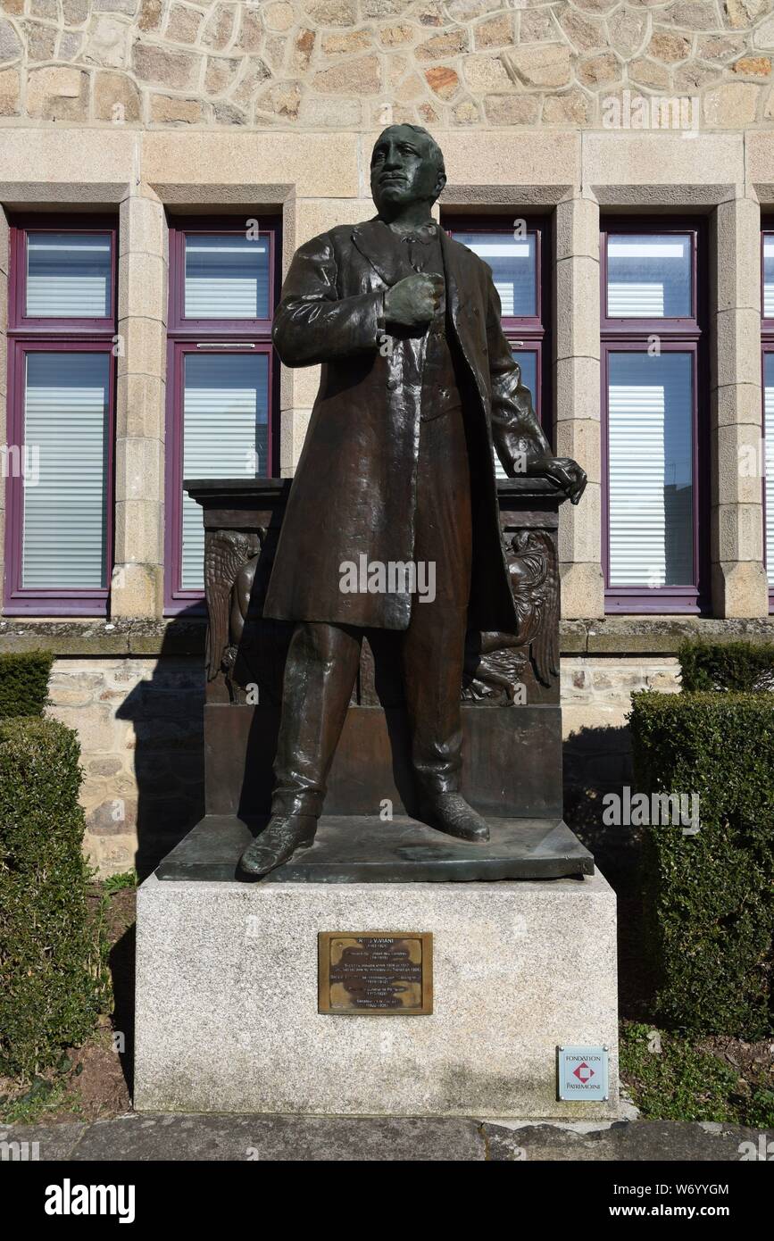 Bourganeuf in the Creuse department in the Nouvelle-Aquitaine region in ...