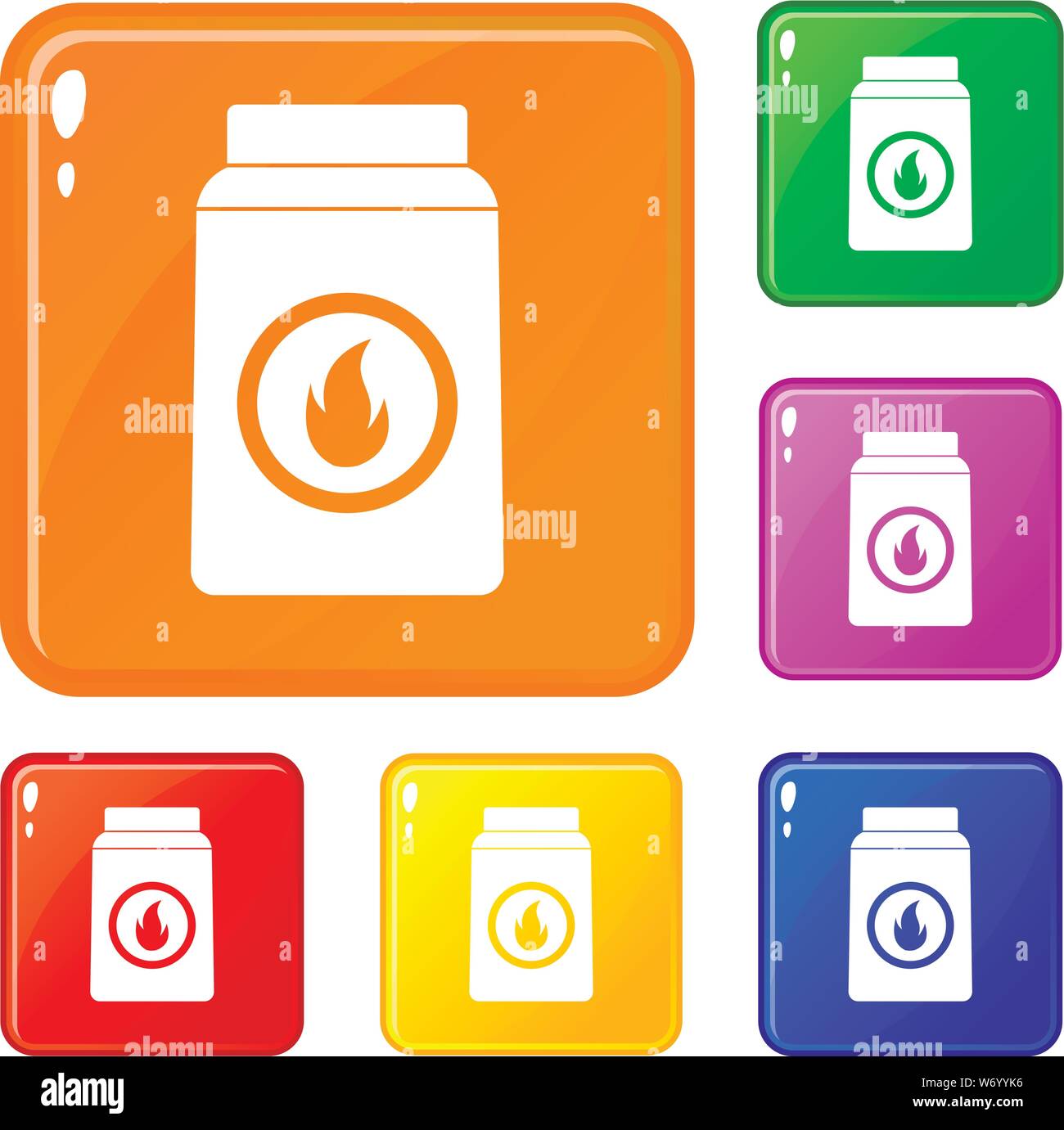 Matchbox icons set vector color Stock Vector Image & Art - Alamy