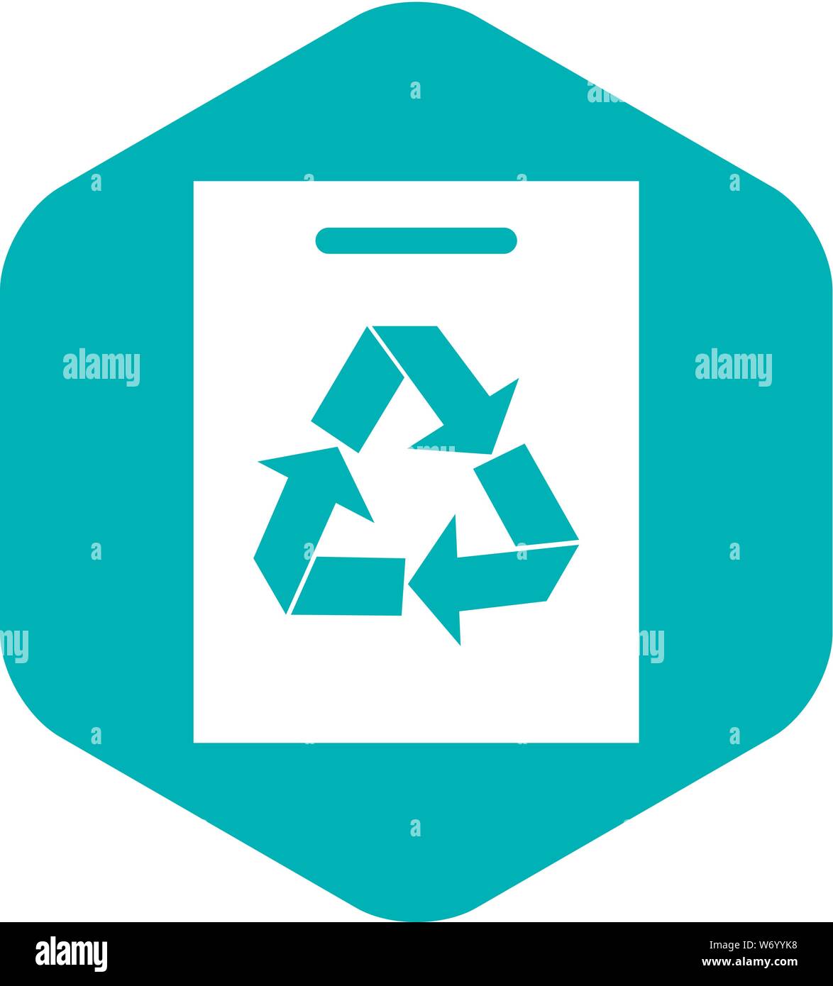 Recycling icon, simple style Stock Vector Image & Art - Alamy