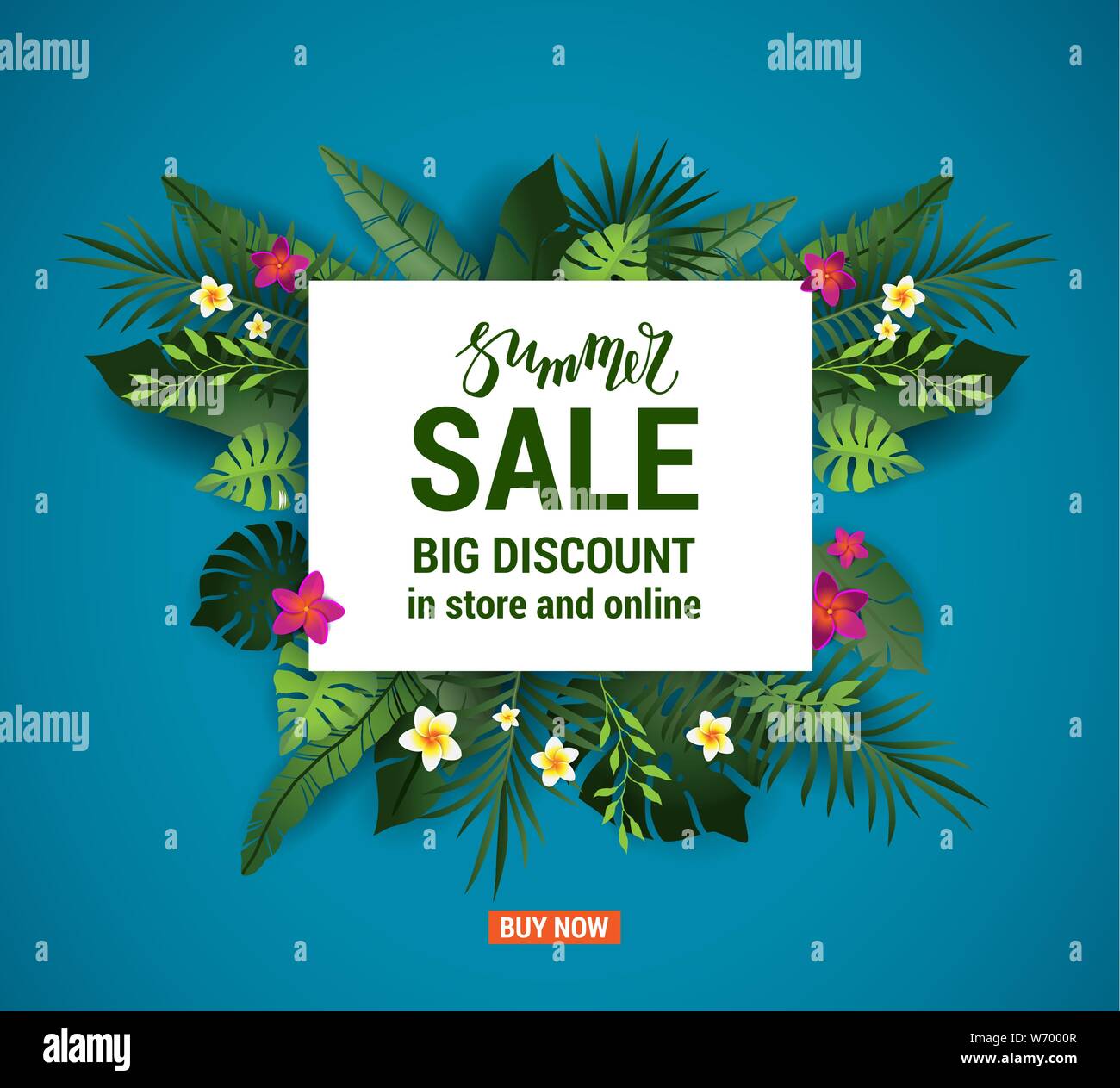 Blue Advertising template Stock Vector Image & Art - Alamy