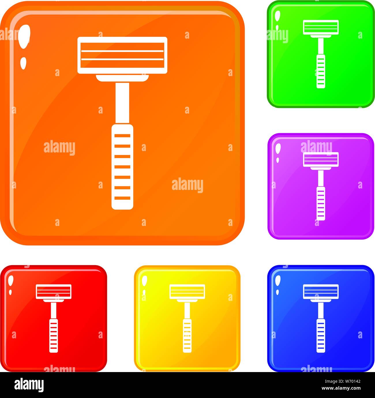 Toilet hair shaving Stock Vector Images - Alamy